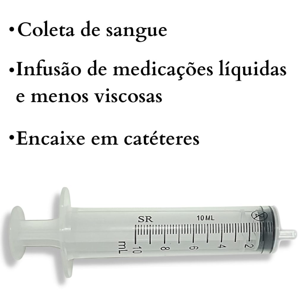 SERINGA 10ML S/AG LUER SLIP – Unic Digital