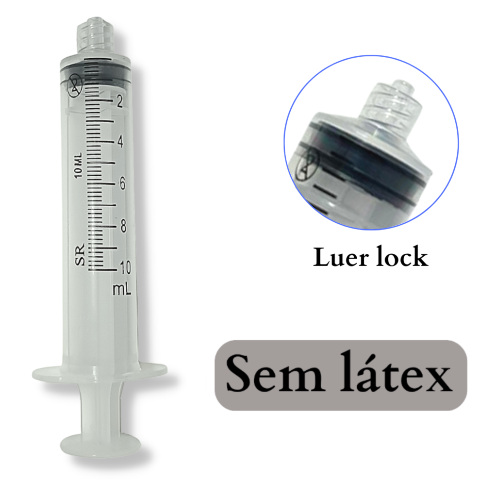 SERINGA 10ML S/AG LUER LOCK – Unic Digital